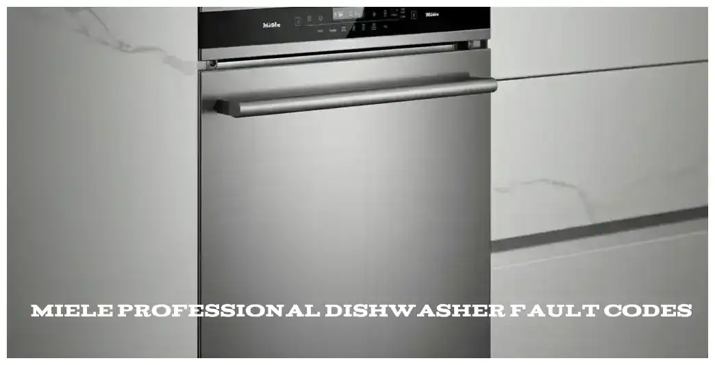 Decoding Miele Professional Dishwasher Fault Codes - 2026