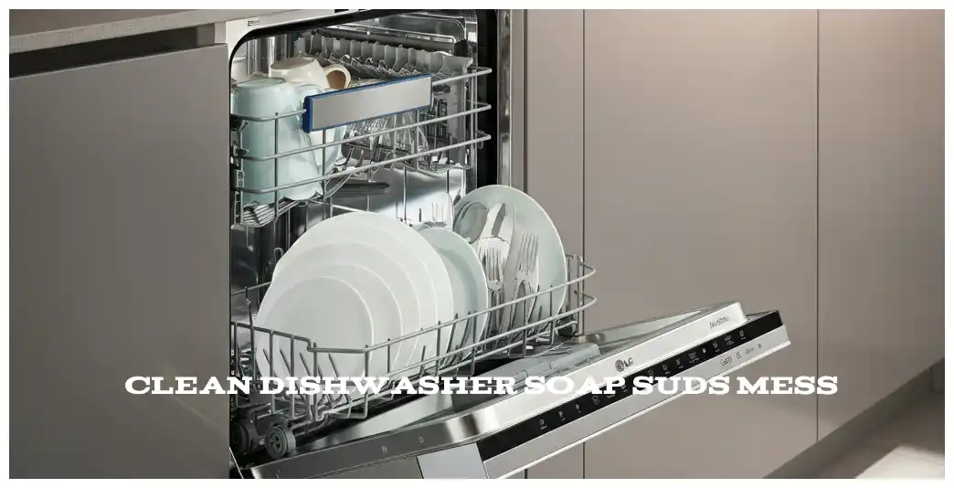 Clean Dishwasher Soap Suds Mess - 2026