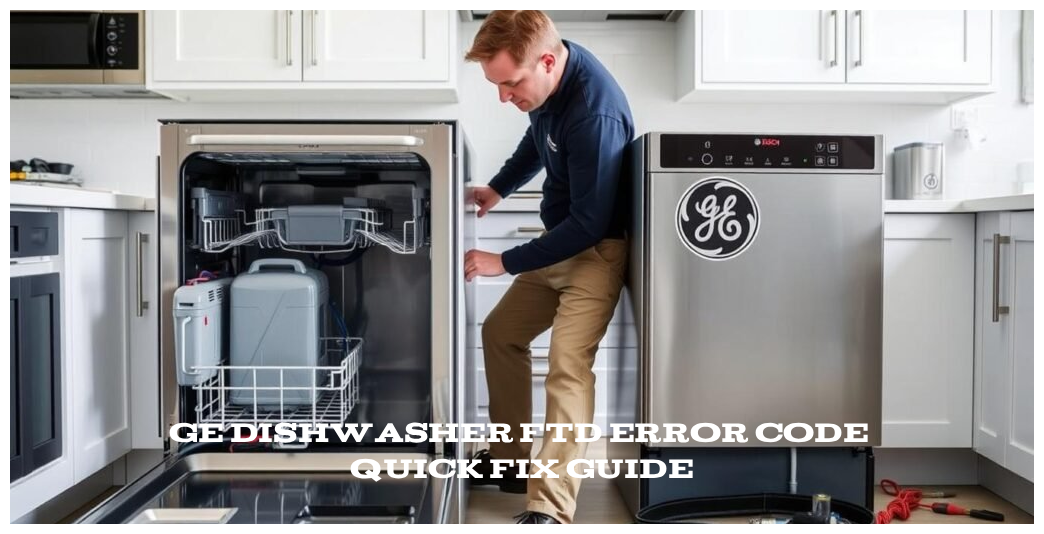 GE Dishwasher FTD Error Code Quick Fix Guide - 2025